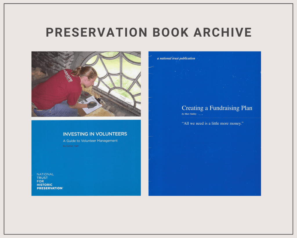 NTHP Preservation Book Archive – National Preservation Partners Network